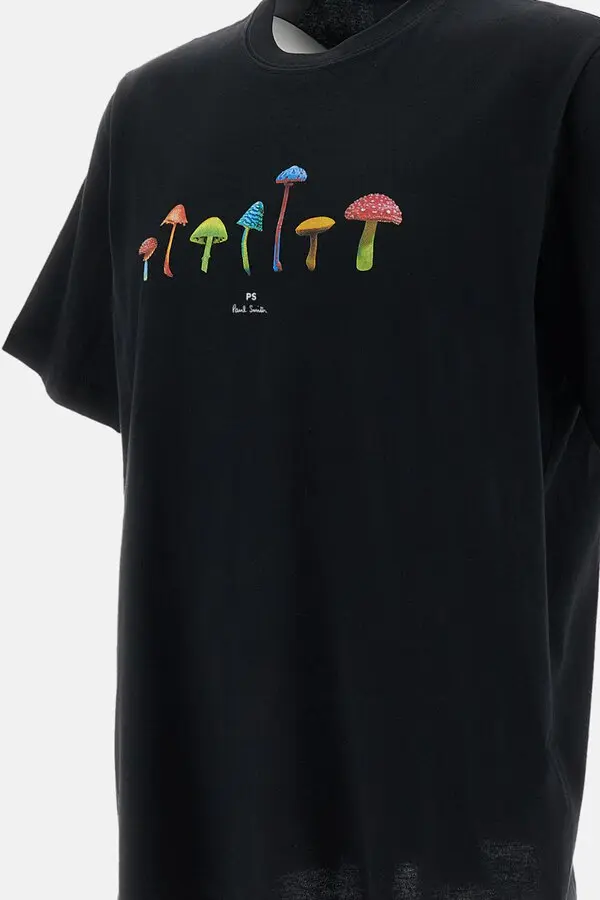 Paul Smith Maglietta Con Stampa - Nero