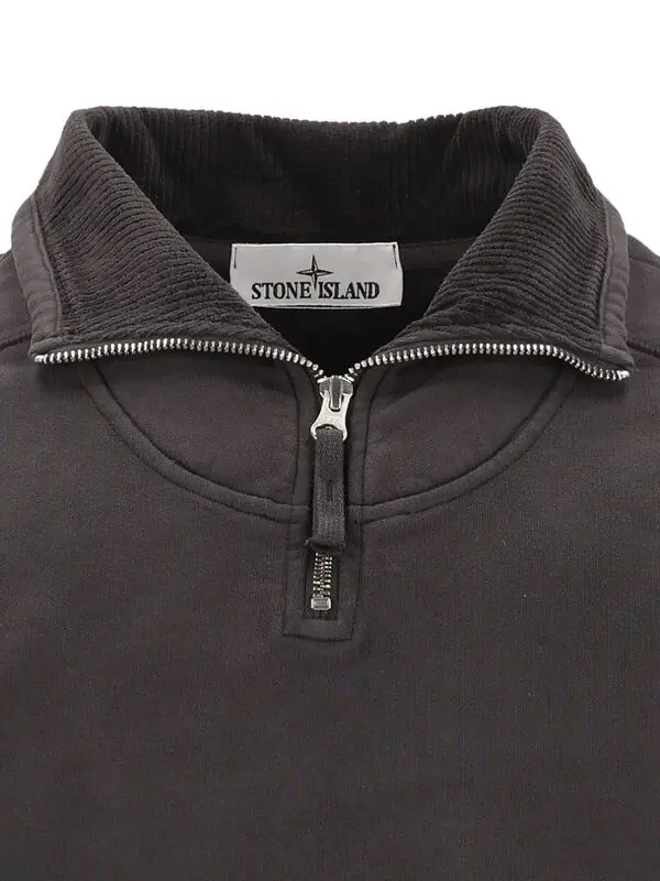 Stone Island Zip Sweatshirt - Gray