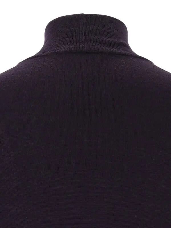 Giorgio Armani Wool Turtleneck Sweater - Blue