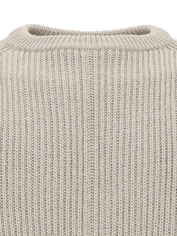 Rick Owens Fisherman Crew-neck Sweater - Gray