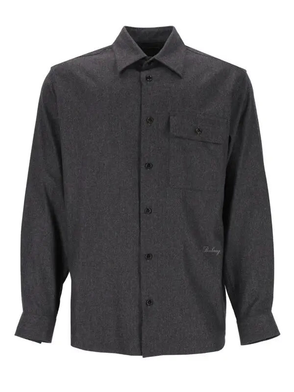 Burberry Wool And Cashmere Overshirt