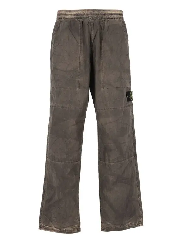 Stone Island Trousers With An Elasticated Waistband