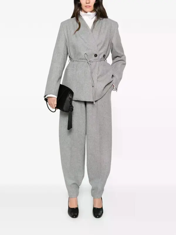 Sú Belted Double-breasted Blazer