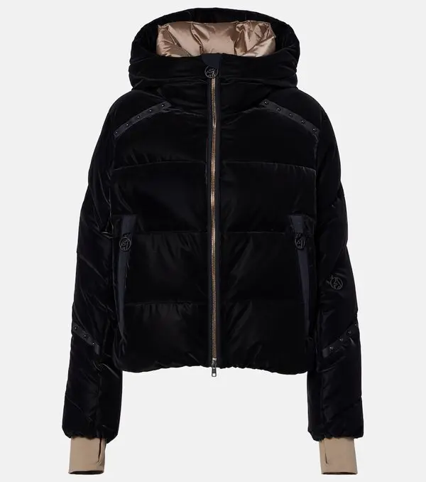 Toni Sailer Swalina Hooded Down Velvet Ski Jacket