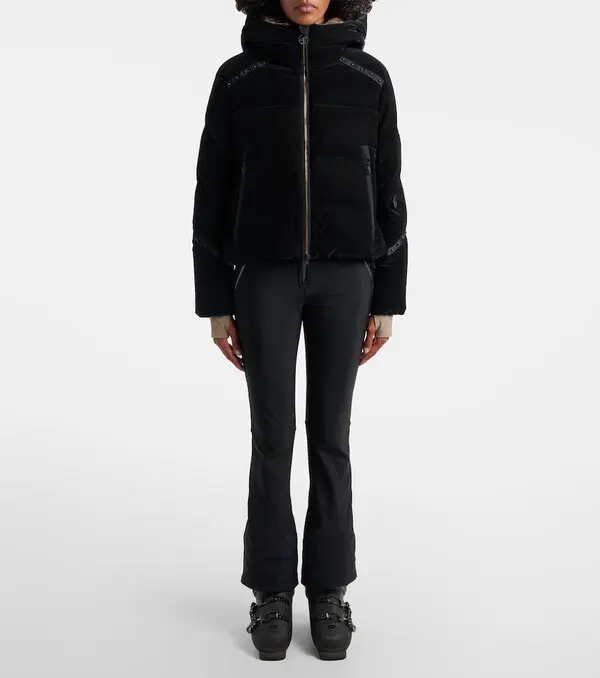 Toni Sailer Swalina Hooded Down Velvet Ski Jacket