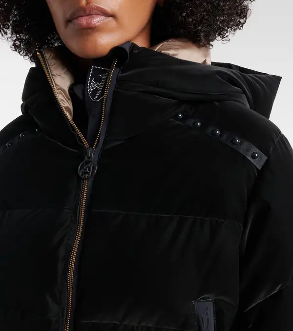 Toni Sailer Swalina Hooded Down Velvet Ski Jacket