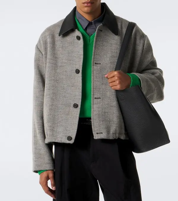 Studio Nicholson Howth Wool And Cotton-blend Twill Jacket