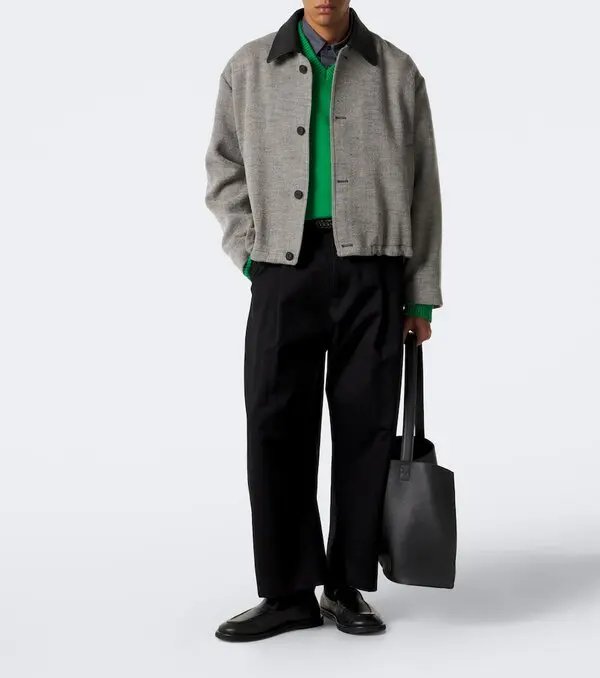 Studio Nicholson Howth Wool And Cotton-blend Twill Jacket