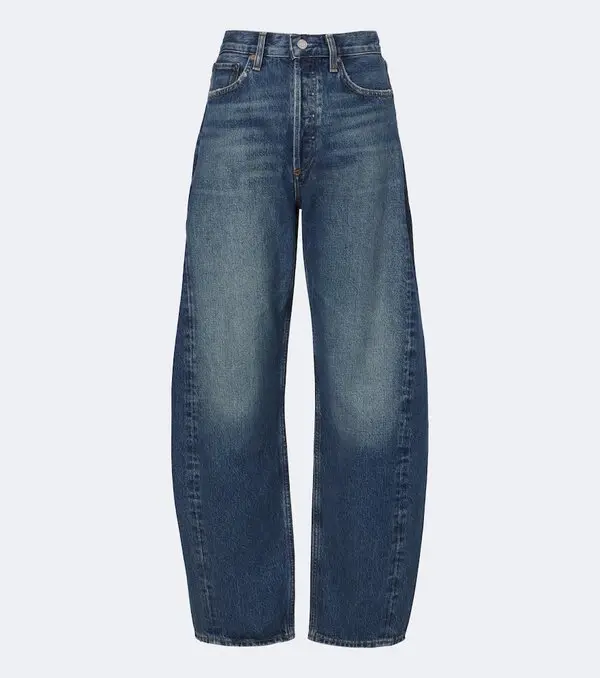 AGOLDE Luna Pieced Barrel-leg Jeans