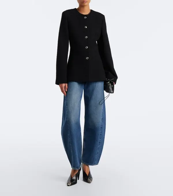 AGOLDE Luna Pieced Barrel-leg Jeans