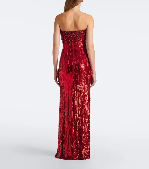Jenny Packham Honesty Embellished Bustier Gown