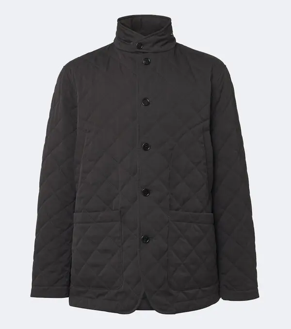 Dunhill Quilted Cotton And Silk Jacket