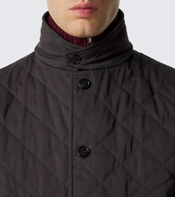 Dunhill Quilted Cotton And Silk Jacket
