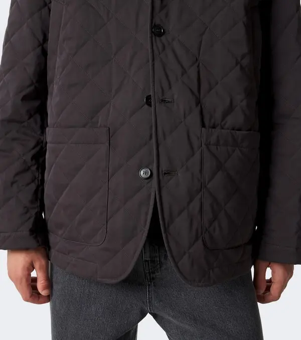 Dunhill Quilted Cotton And Silk Jacket
