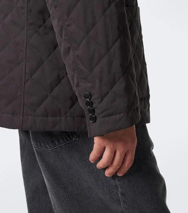 Dunhill Quilted Cotton And Silk Jacket