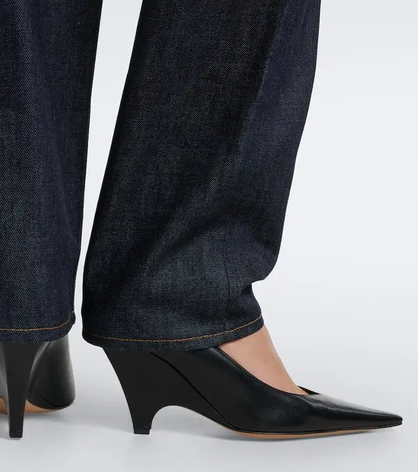 Bottega Veneta Adut Leather Pumps
