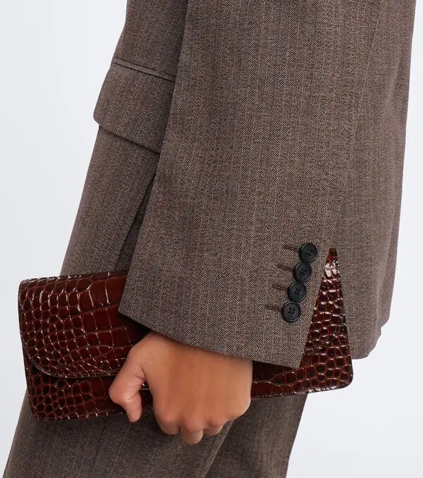 Victoria Beckham Striped Single-breasted Blazer