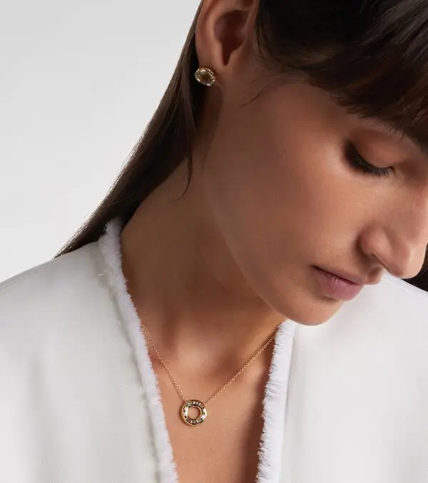 Shay Jewelry 18kt Pendant Necklace With Diamonds