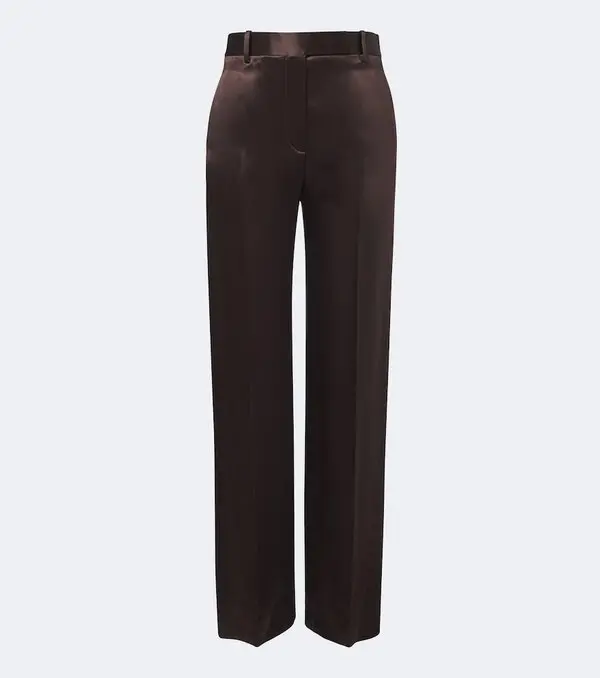 TOM FORD Silk Satin Wide-leg Pants