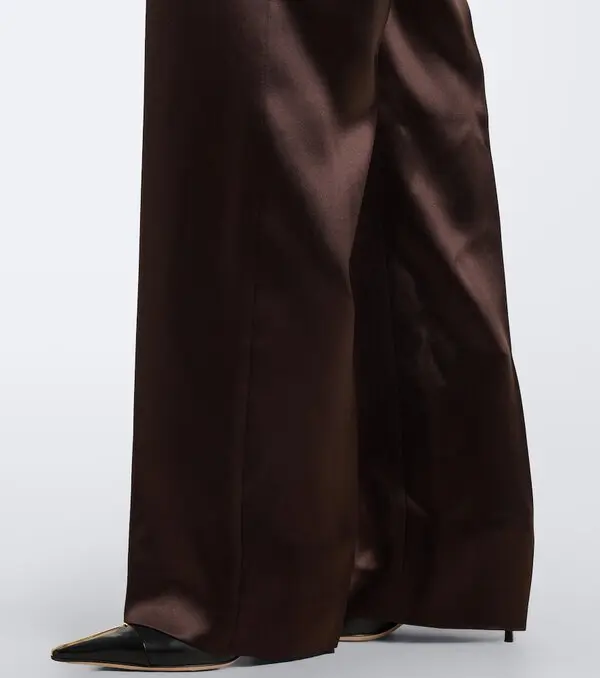 TOM FORD Silk Satin Wide-leg Pants