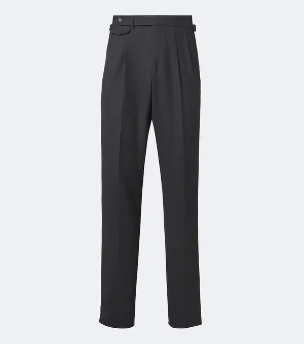 Dunhill Wool And Cashmere Straight Pants