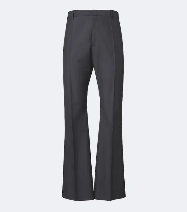 JIL SANDER Wool And Mohair Bootcut Pants