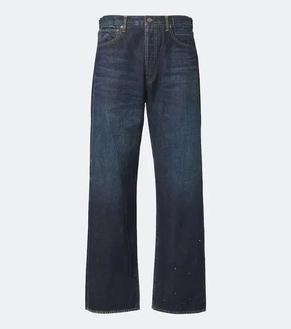Visvim Social Sculpture 01 Faded Wide-leg Jeans