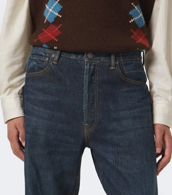 Visvim Social Sculpture 01 Faded Wide-leg Jeans