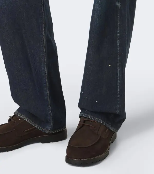 Visvim Social Sculpture 01 Faded Wide-leg Jeans