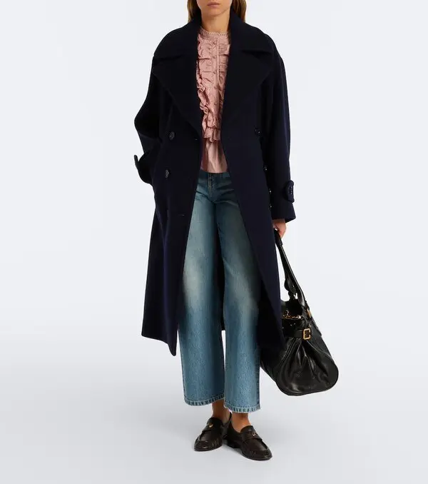 Chloé Embroidered Straight Jeans