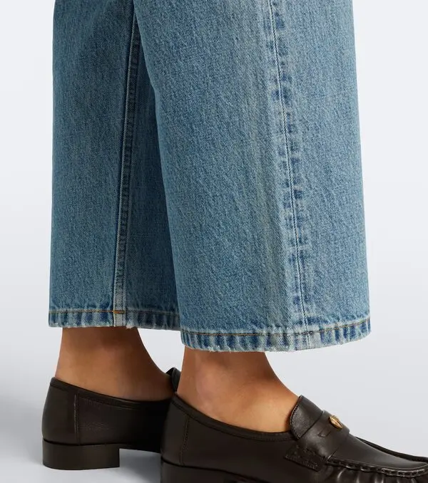 Chloé Embroidered Straight Jeans
