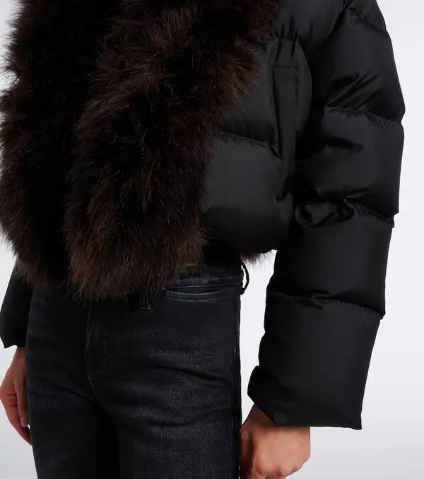 Gucci Techincal Silk Padded Puffer Jacket