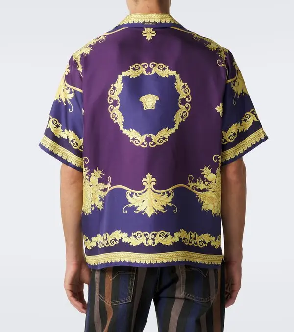 Versace Barocco Silk Twill Shirt