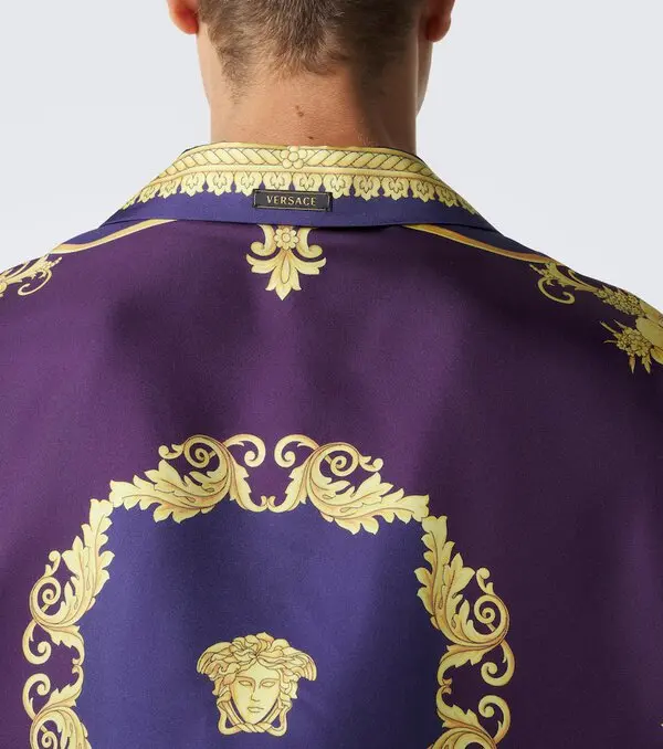 Versace Barocco Silk Twill Shirt