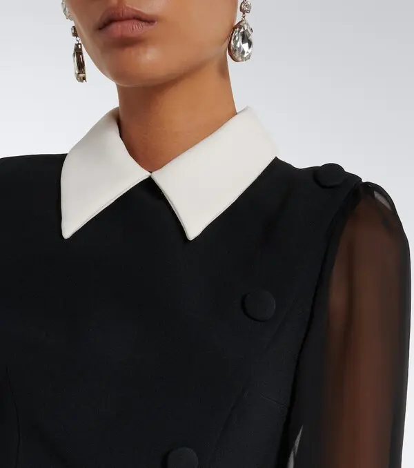 Safiyaa Crêpe Cocktail Dress