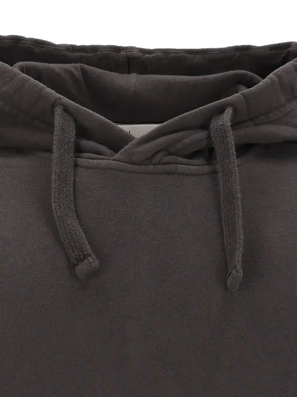 Stone Island Brushed Organic Cotton Hoodie - Gray