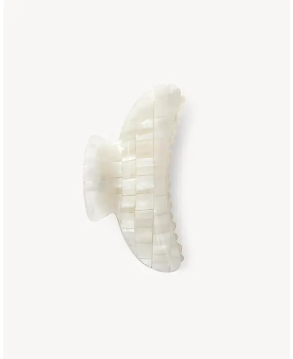 MACHETE Grande Heirloom Claw - Opalite Shell Checker