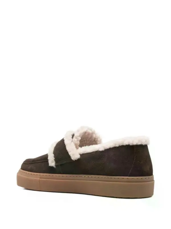 Inuikii Shearling-trim Loafers