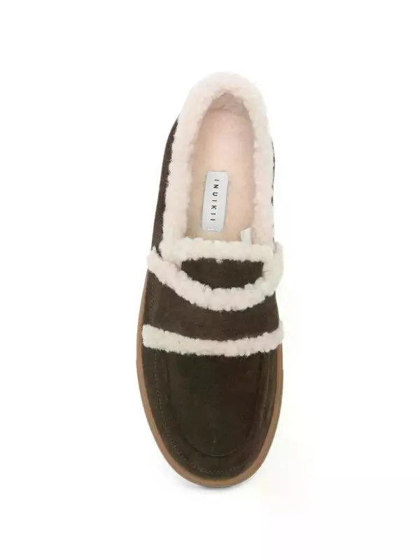 Inuikii Shearling-trim Loafers