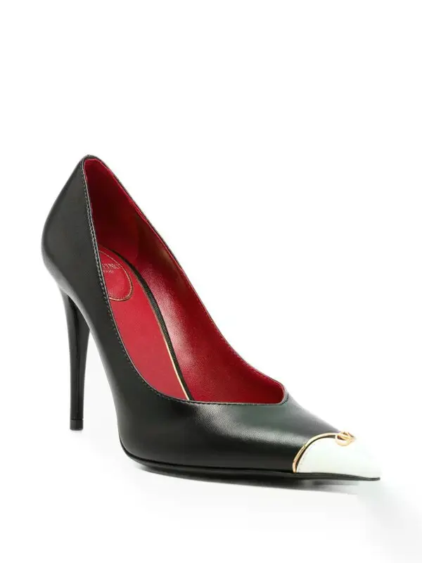 Valentino Garavani Vlogo Signature Cap-toe Pumps