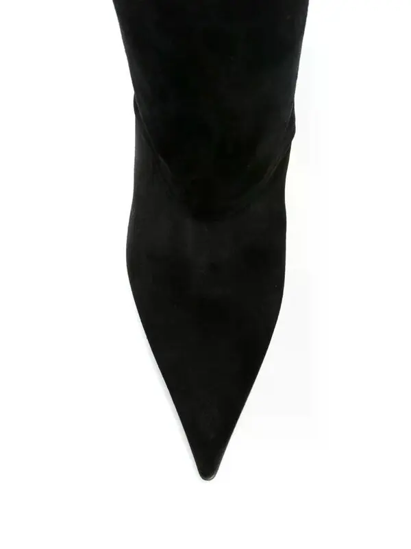 SERGIO LEVANTESI Paprika Pointed-toe Stiletto Boots