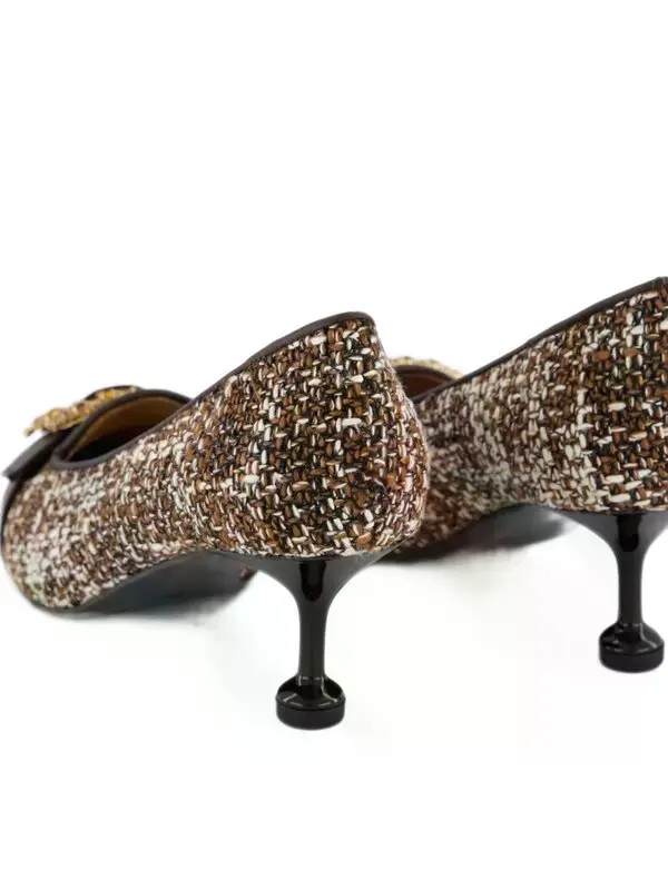 GIBALDI Martina Tweed Heeled Pumps