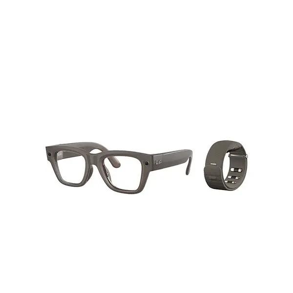 Ray-ban Meta Display Glasses Frame Grey Lenses Ai Glasses - Sand