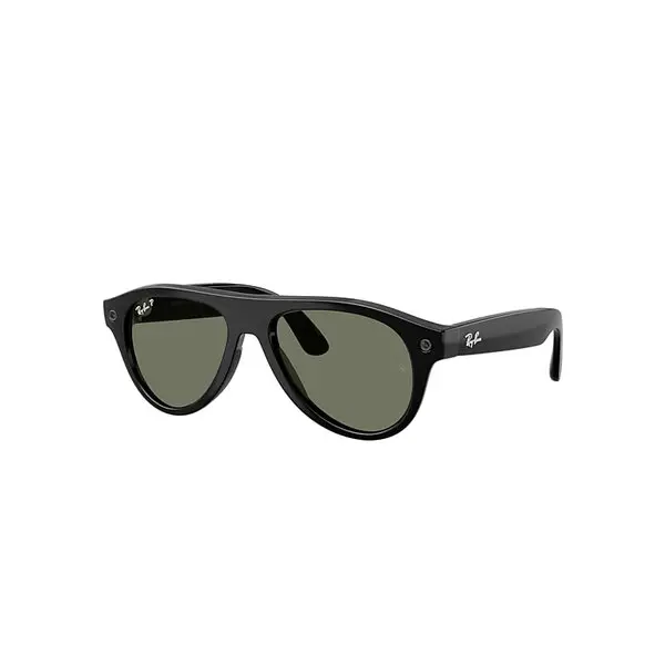Ray-ban Meta Aviator Limited Edition Frame Brown Lenses Ai Glasses - Black