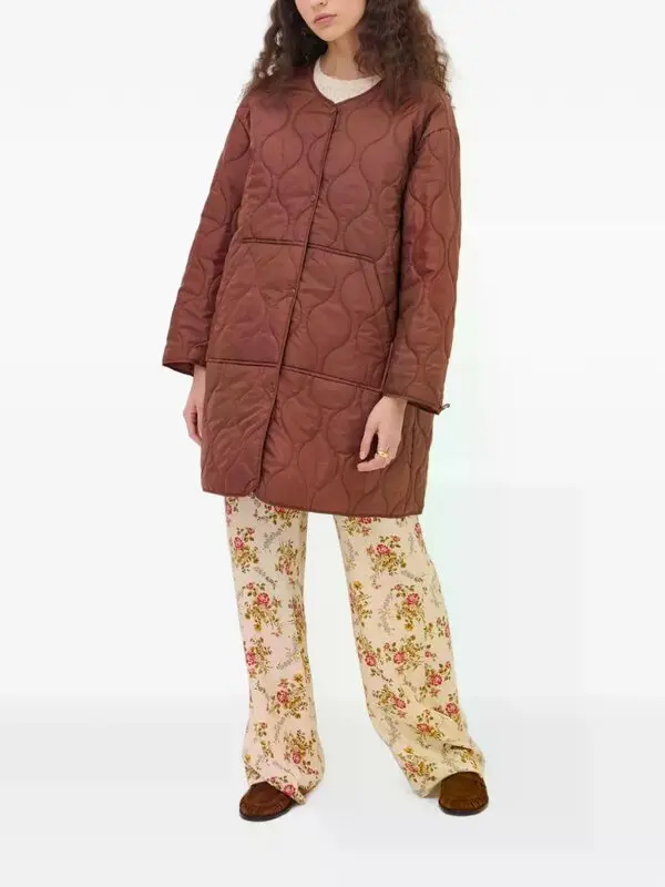OTTOD'AME Quilted Hooded Coat