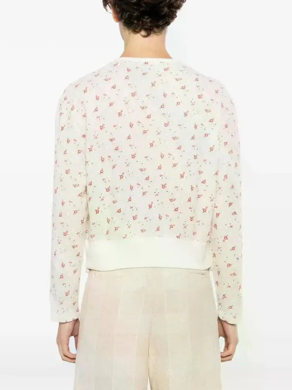 YOUNG N SANG Floral-print Cardigan