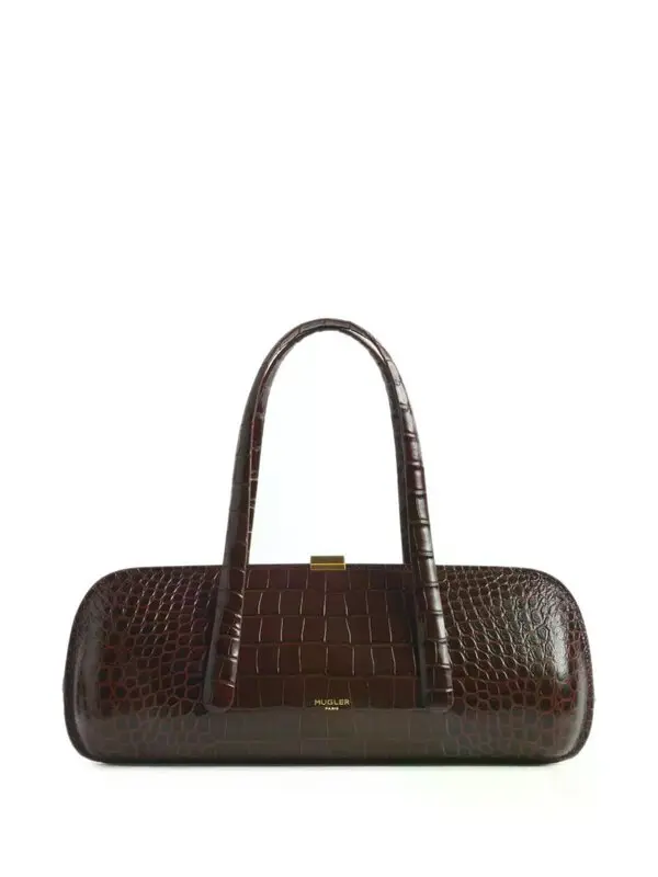 MUGLER Croc-effect Aurora Bag