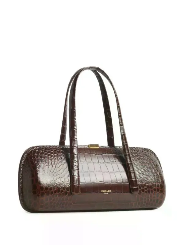 MUGLER Croc-effect Aurora Bag
