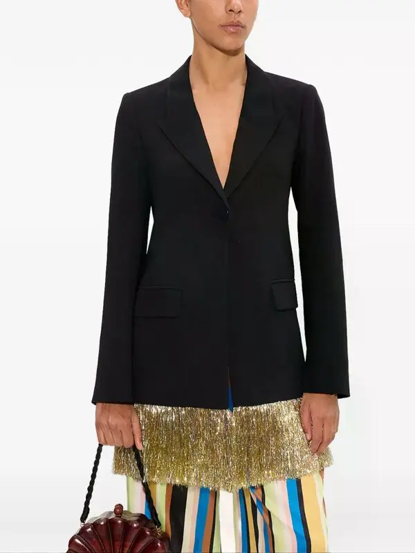 SIMONMILLER Odette Fringe-trim Blazer