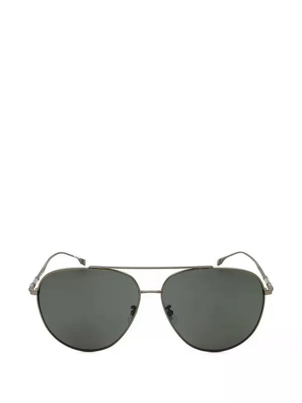 BOSS Pilot-frame Polarized Sunglasses